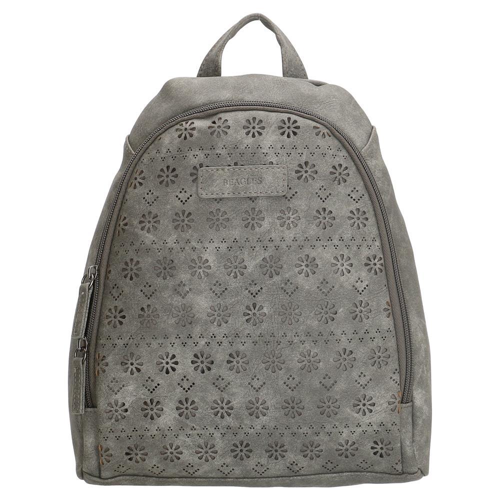 Beagles Carmella Ladies PU Backpack - Grey – Fashion Street